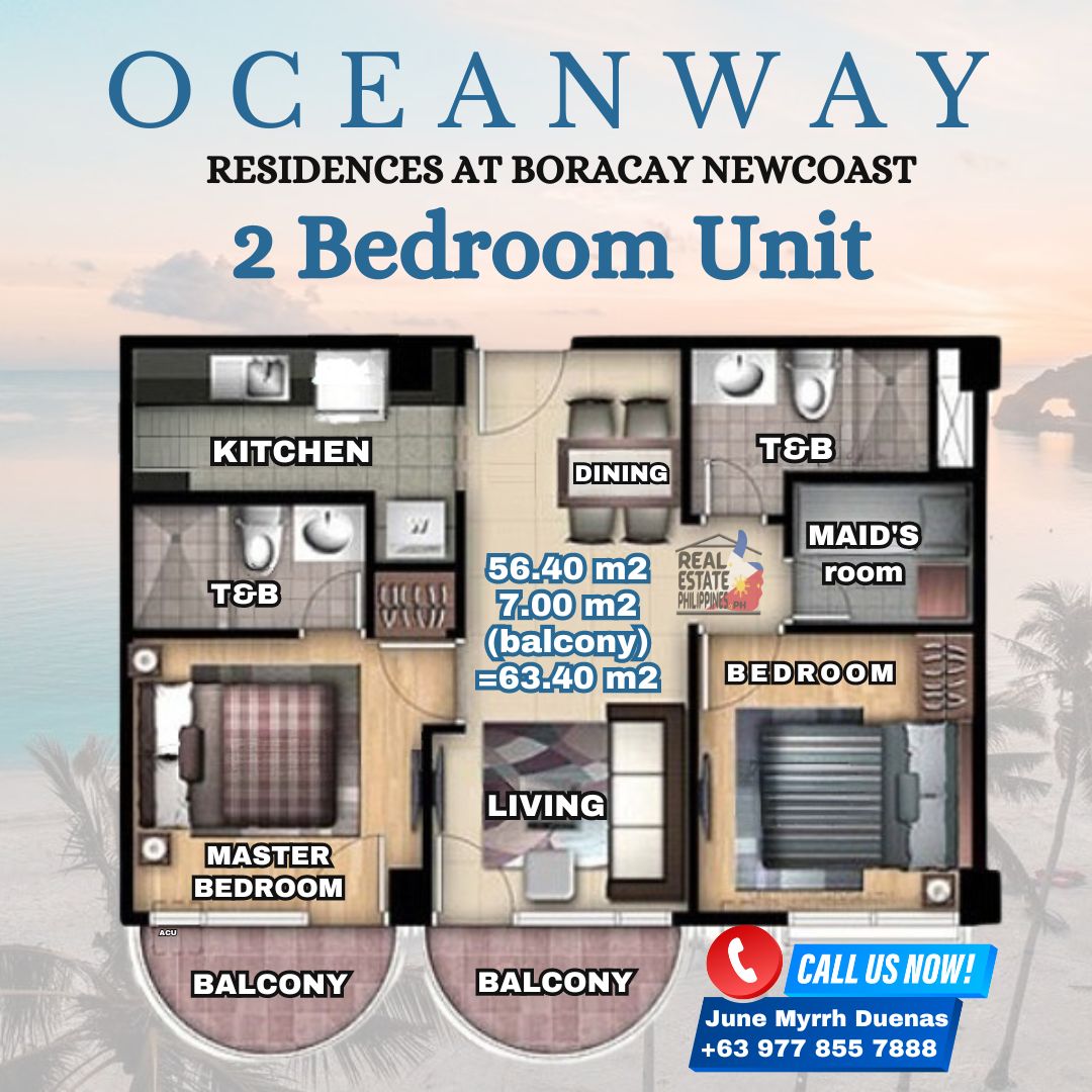 Oceanway Residences 2 Bedroom Unit - Real Estate Philippines